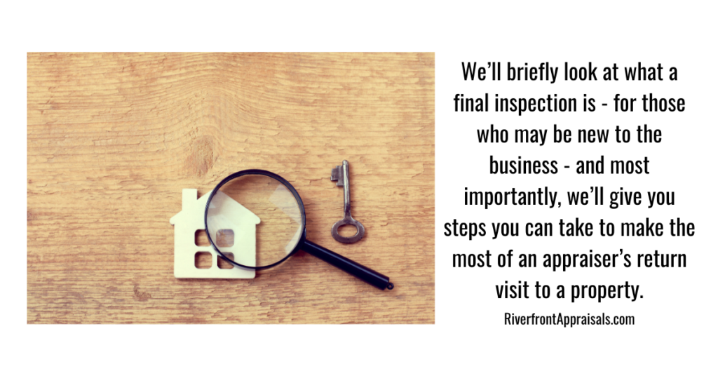 The Loan Officer's Guide to Appraisals, Part 1: The Final Inspection ...