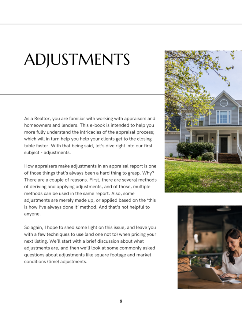 The Realtor's Guide to Appraisals E-Book - Riverfront Appraisals